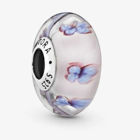 Pandora | Jewelry | Pandora Butterfly Pink Glass Murano Glass Bead ...